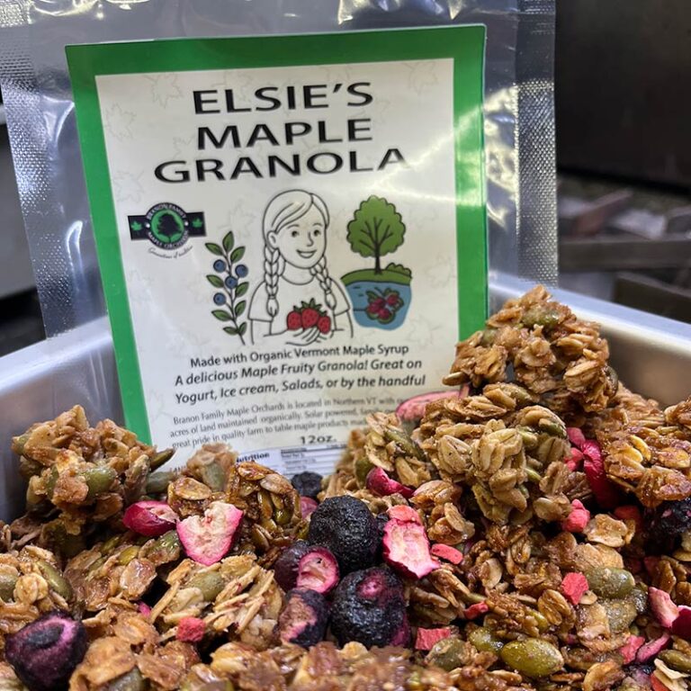 Elsie's Maple Granola | Organic Maple Syrup | Branon Family Maple ...